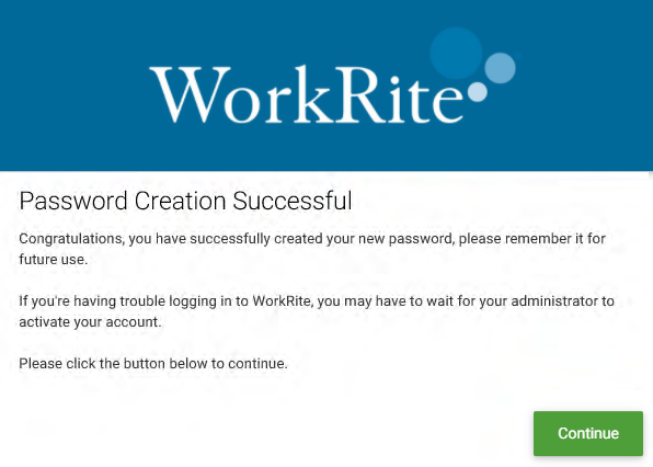 Logging into WorkRite – WorkRite